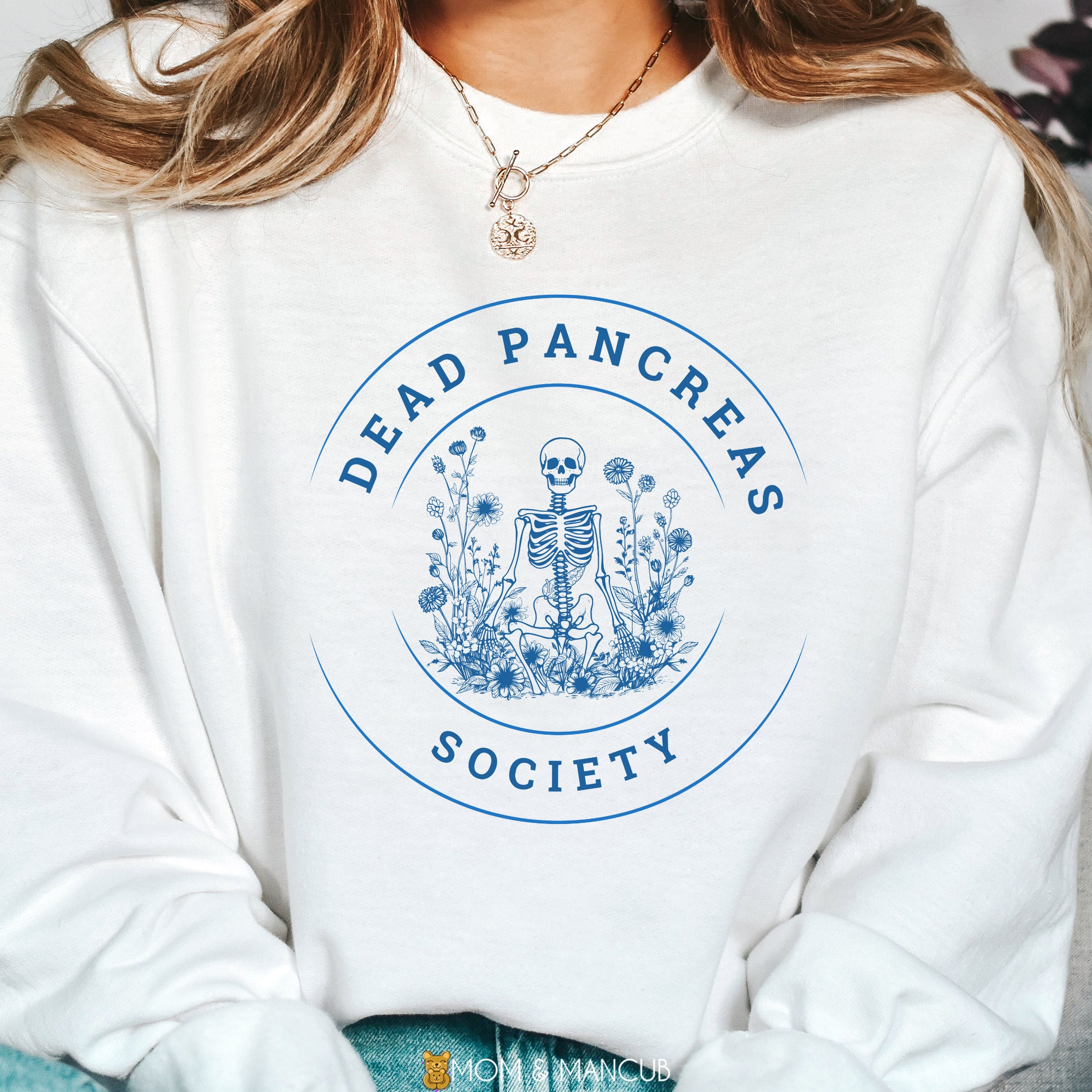 Dead Pancreas Society Diabetes Awareness Sweatshirt, Type 1 Diabetes ...