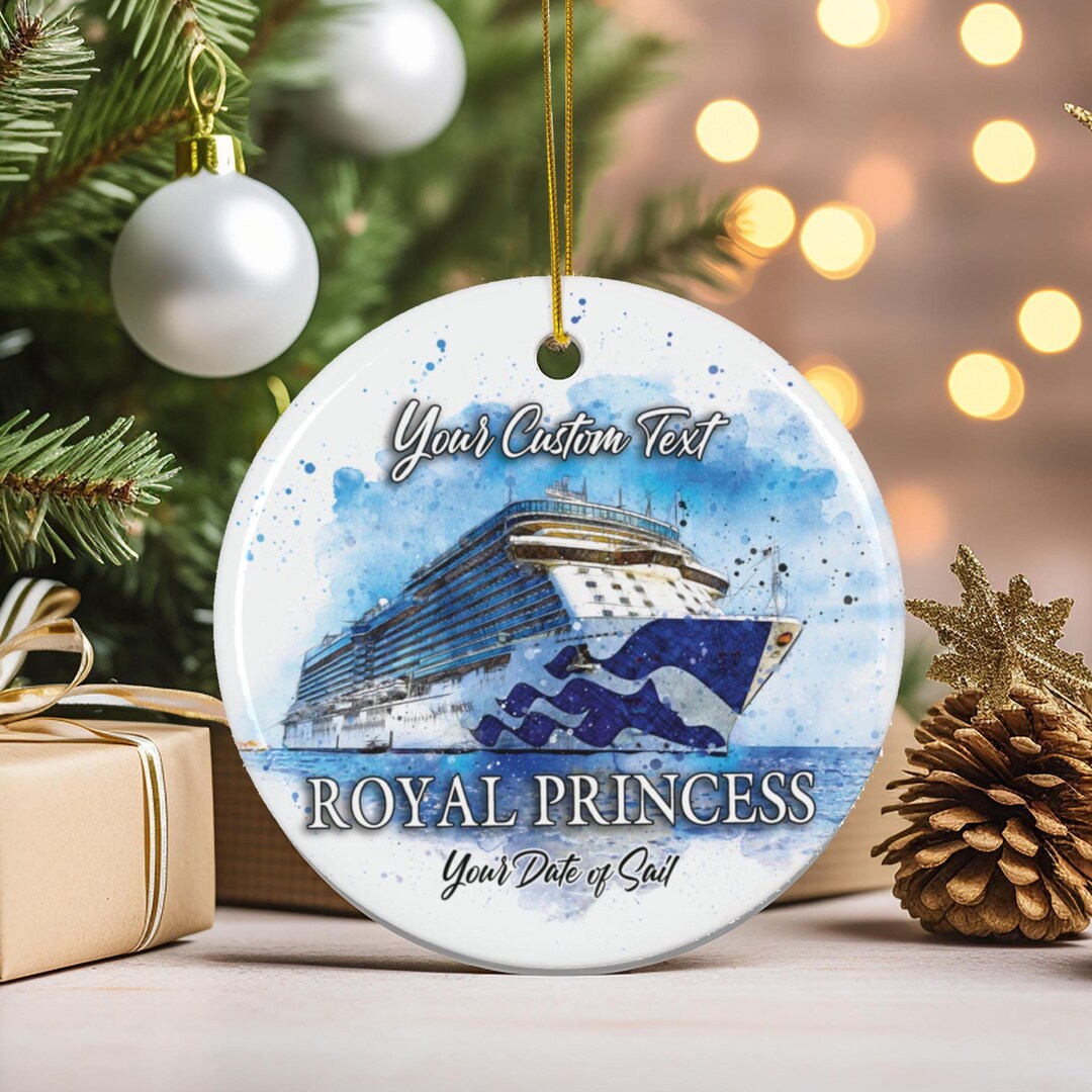 Royal Princess Ceramic Ornament - Personalize It, 2.875" Diameter ...