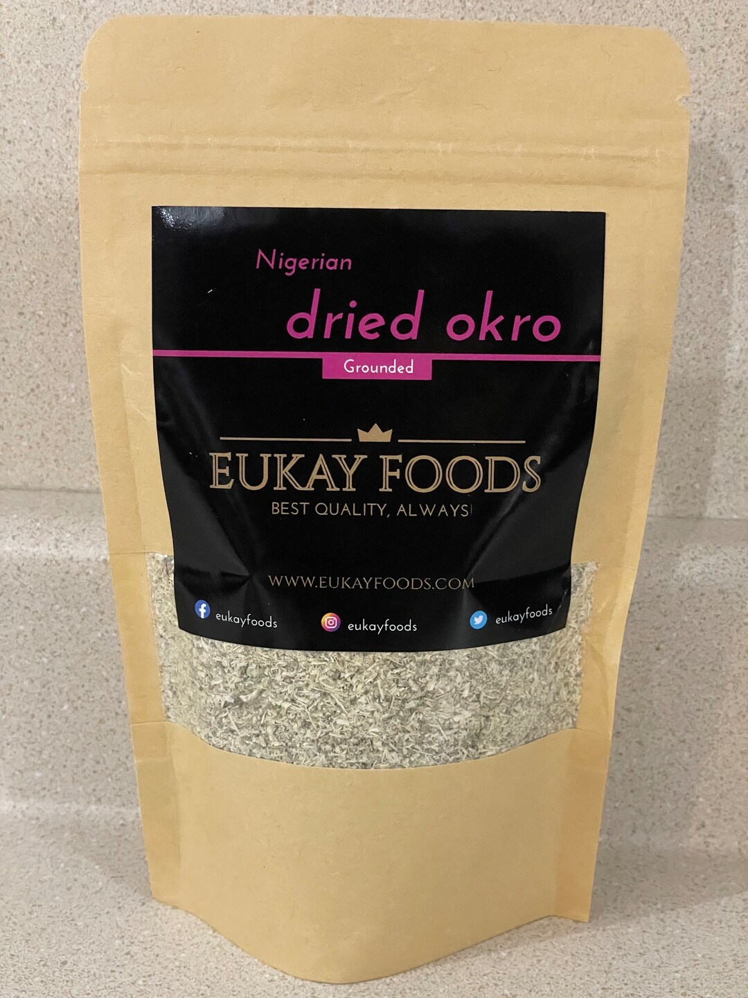 Nigerian Grounded Dried Okra (8oz) - Etsy