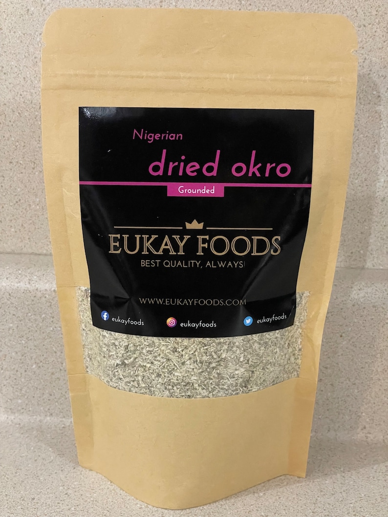 Nigerian Grounded Dried Okra (8oz) - Etsy