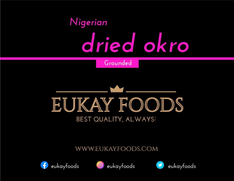 Nigerian Grounded Dried Okra (8oz) - Etsy