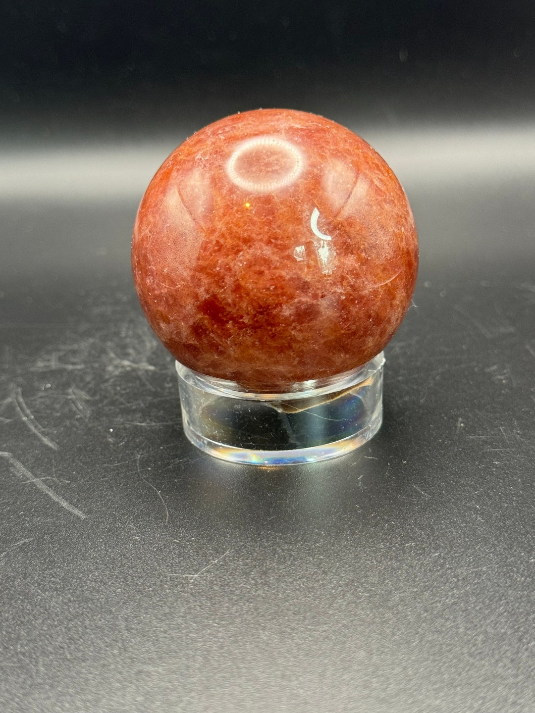 Strawberry Quartz Sphere - Etsy