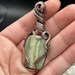 Wire Wrapped Larsonite Pendant - Etsy