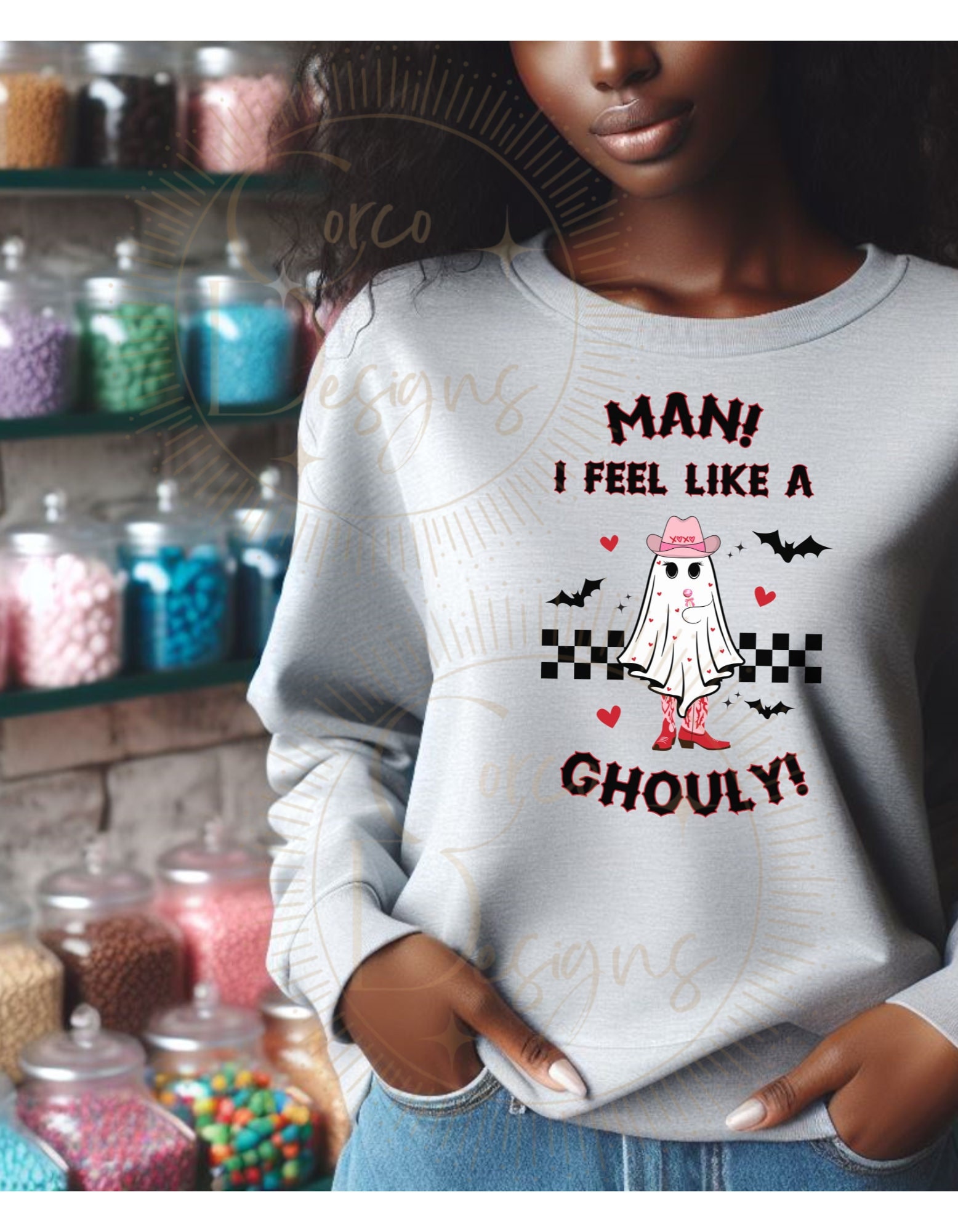 Man I Feel Like A Ghouly Png, Valentines Ghost Png, Valentines Ghost ...