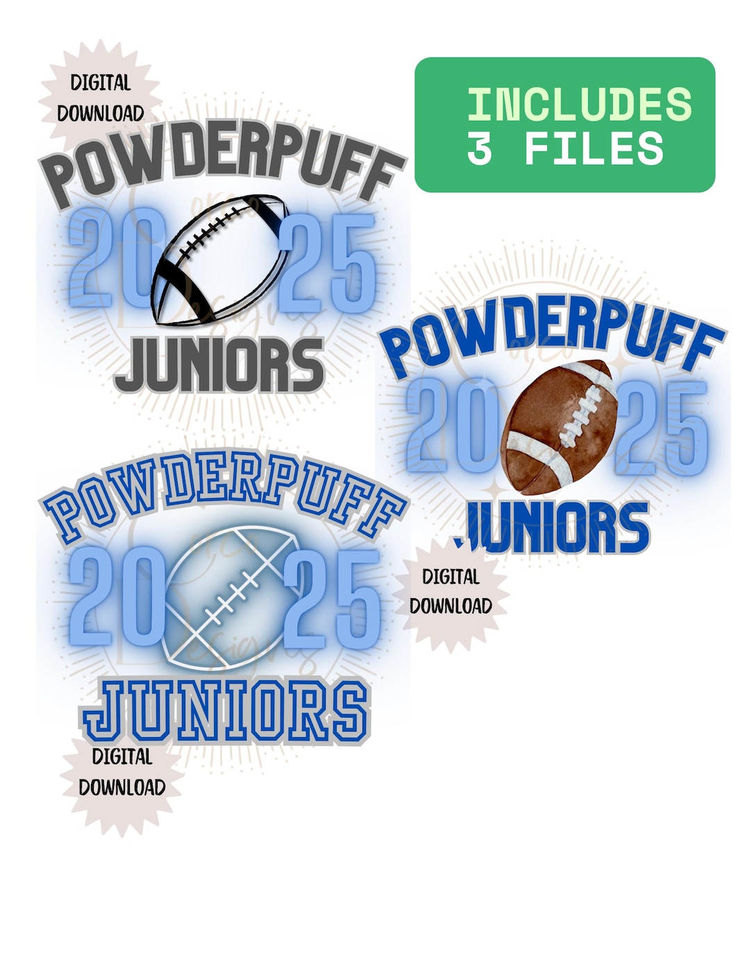 Football Powderpuff 2025 Junior Design, Contact Us for Customization ...