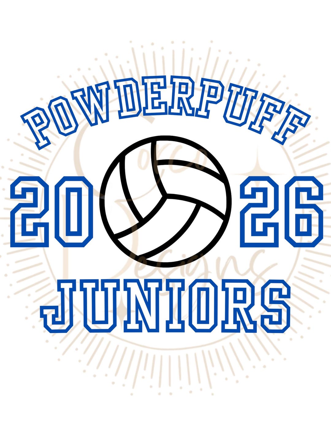 Volleyball Powderpuff Juniors 2026 Design, Contact Us for Customization ...