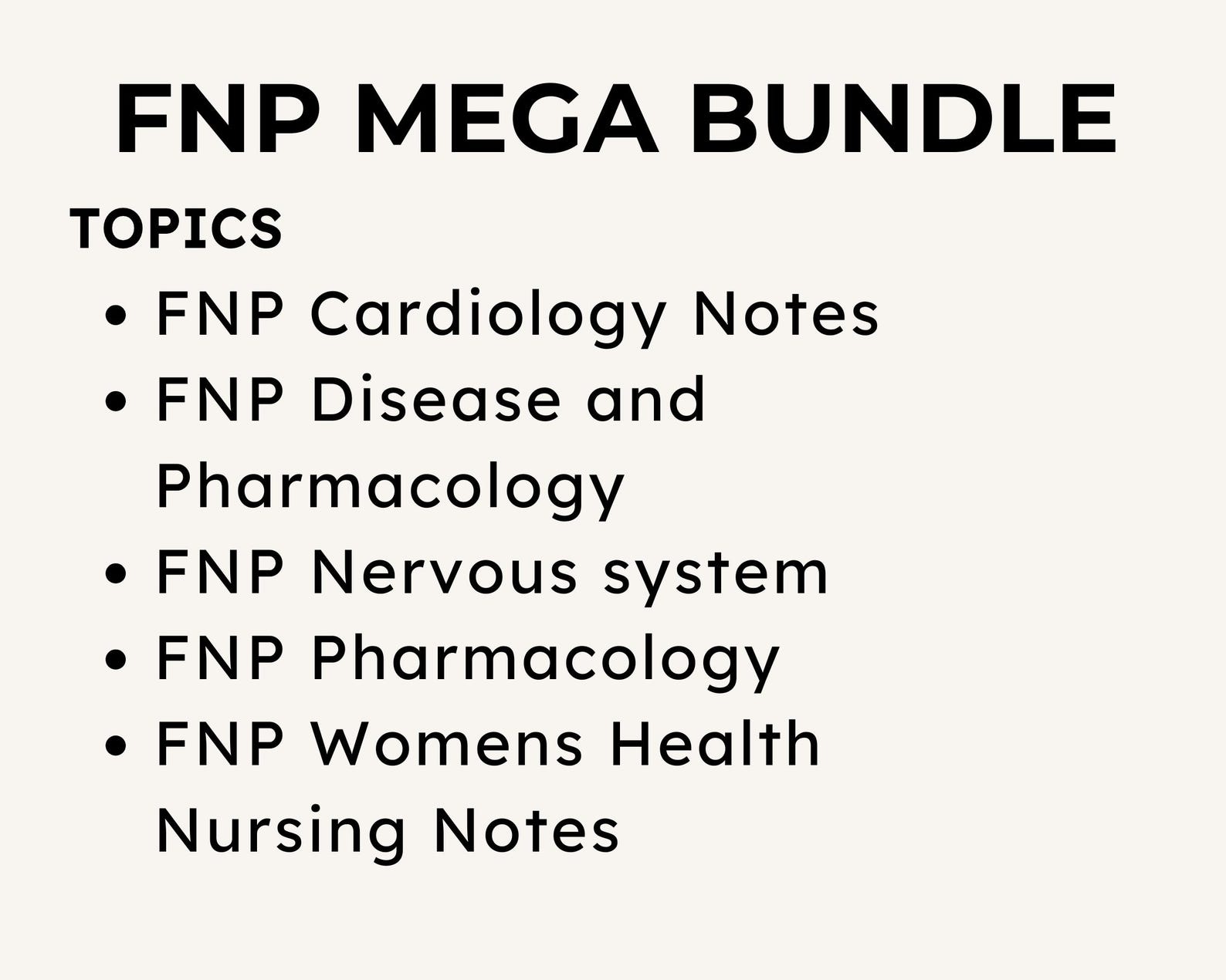 FNP Exam Prep Bundle: Pharmacology, Disease, and Clinical Review ...