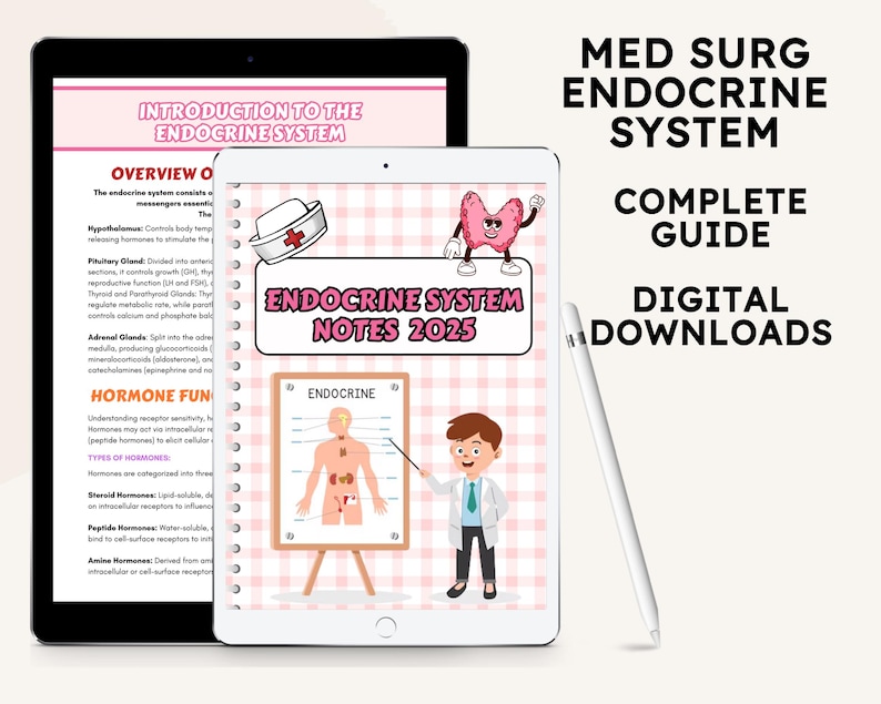 Endocrine System Nursing Study Guide, Endocrine Disorders, Endocrine ...