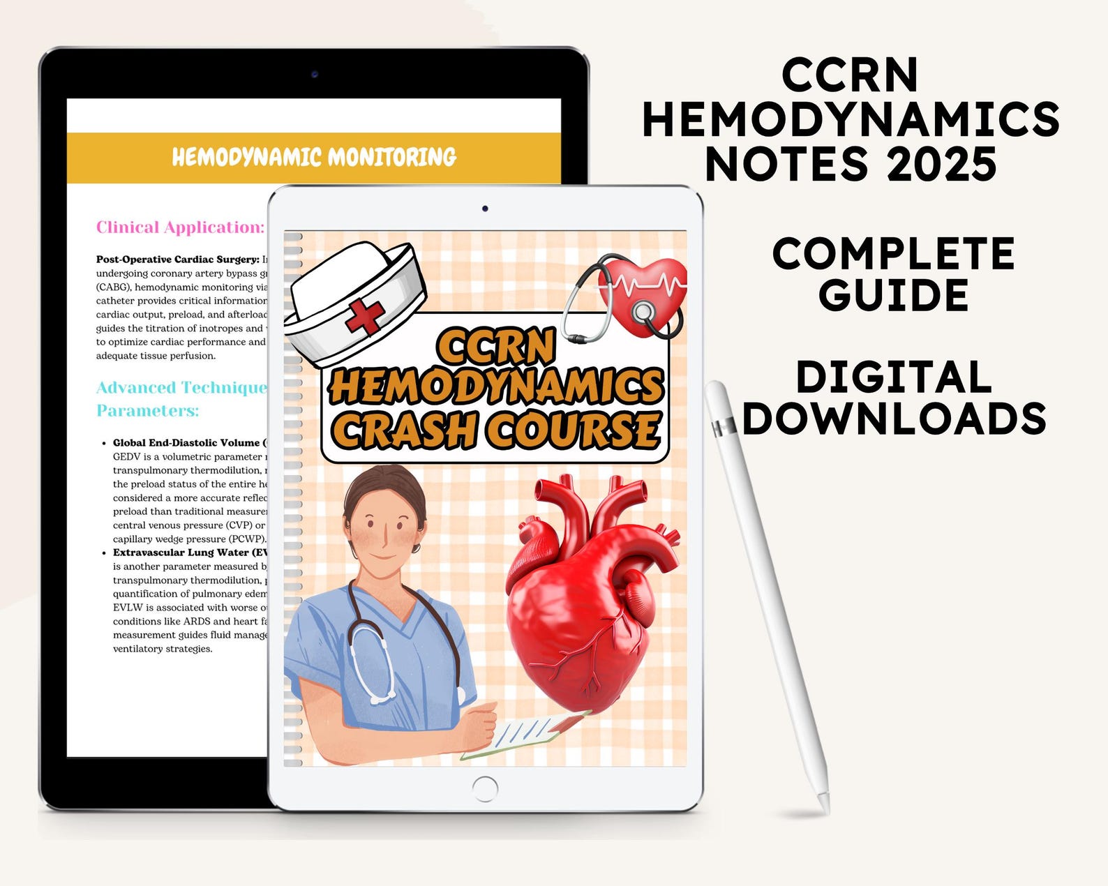 CCRN Hemodynamics Crash Course | ICU Critical Care Nursing Notes ...