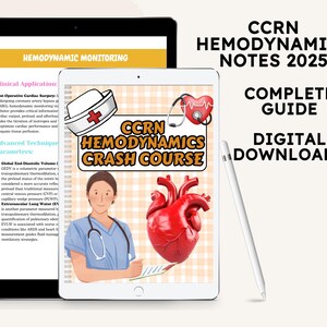 CCRN Hemodynamics Crash Course | ICU Critical Care Nursing Notes ...