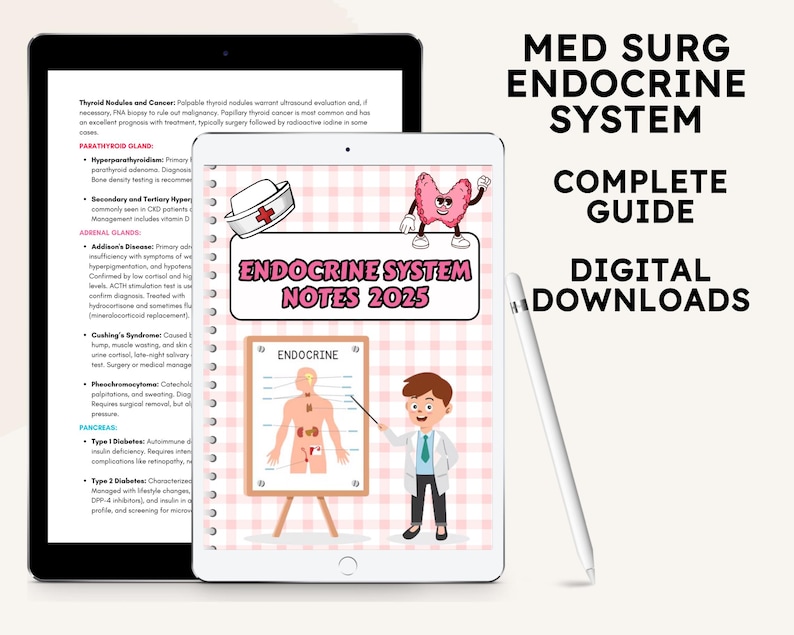 Endocrine System Nursing Study Guide, Endocrine Disorders, Endocrine ...
