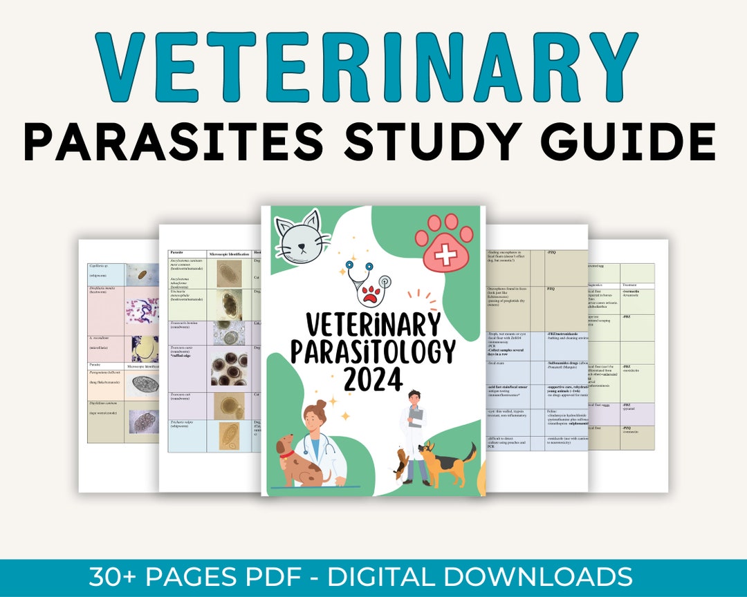 Veterinary Parasitology Study Guide, Vet Tech Notes, Vet Med Study ...