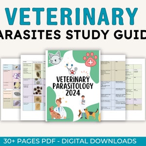 Veterinary Parasitology Study Guide, Vet Tech Notes, Vet Med Study ...