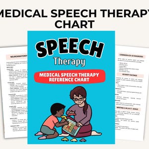 Medical Speech Therapy Reference Chart: SLP Cheat Sheet (PDF) - Etsy
