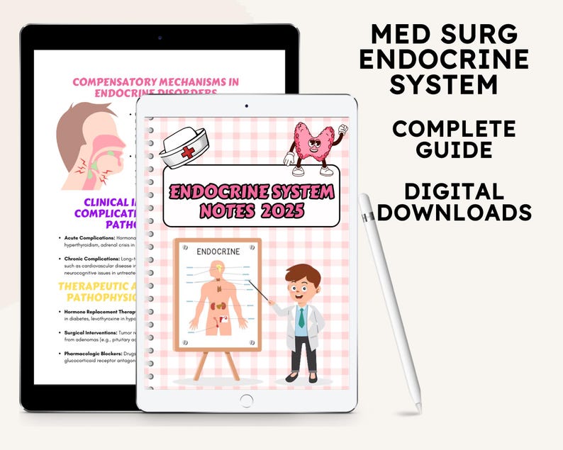 Endocrine System Nursing Study Guide, Endocrine Disorders, Endocrine ...