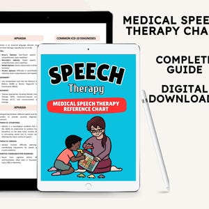 Medical Speech Therapy Reference Chart: SLP Cheat Sheet (PDF) - Etsy