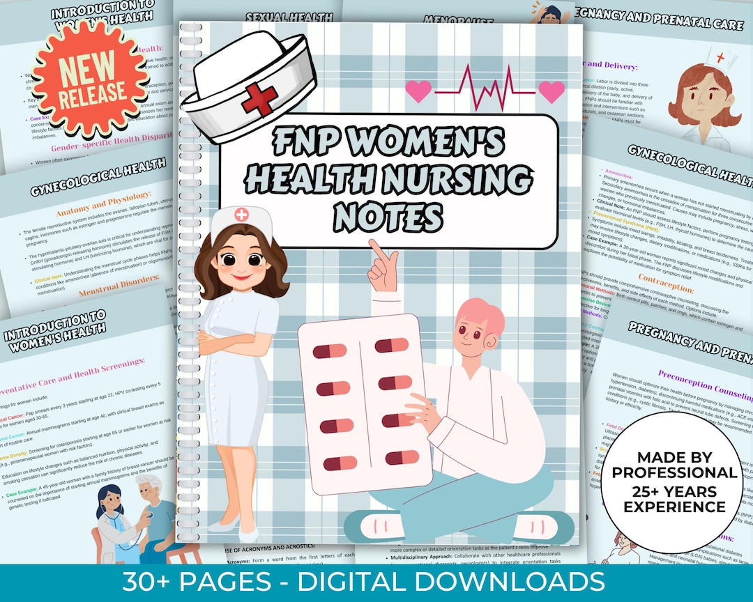 UPDATED for 2025! Fnp Women Health Nursing NOTES' FNP Study Guide ...