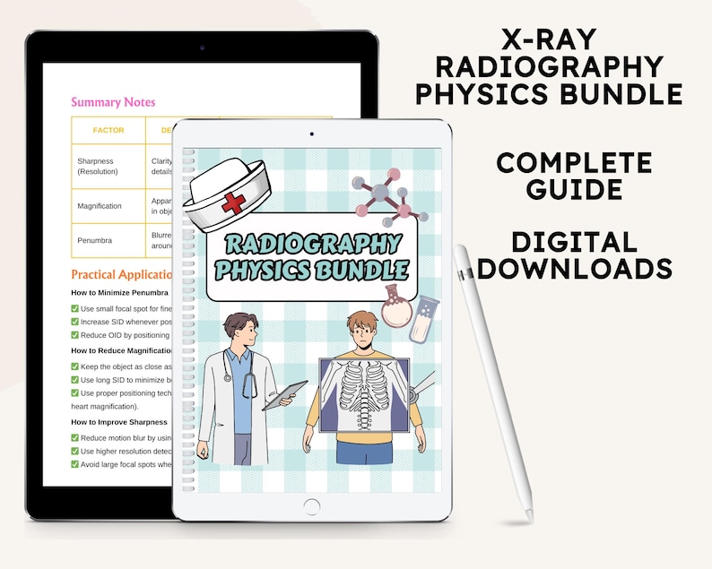 Radiography Physics Study Guide, Rad Tech Boards Prep (digital Download ...