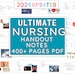 Nursing School Study Guide: 400+ Pages (PDF Download) - Etsy