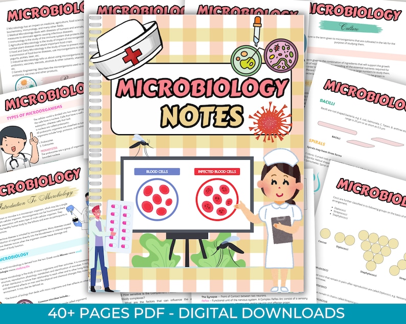 Microbiology Notes: Masterclass Cheat Sheet for Medical Students (PDF ...