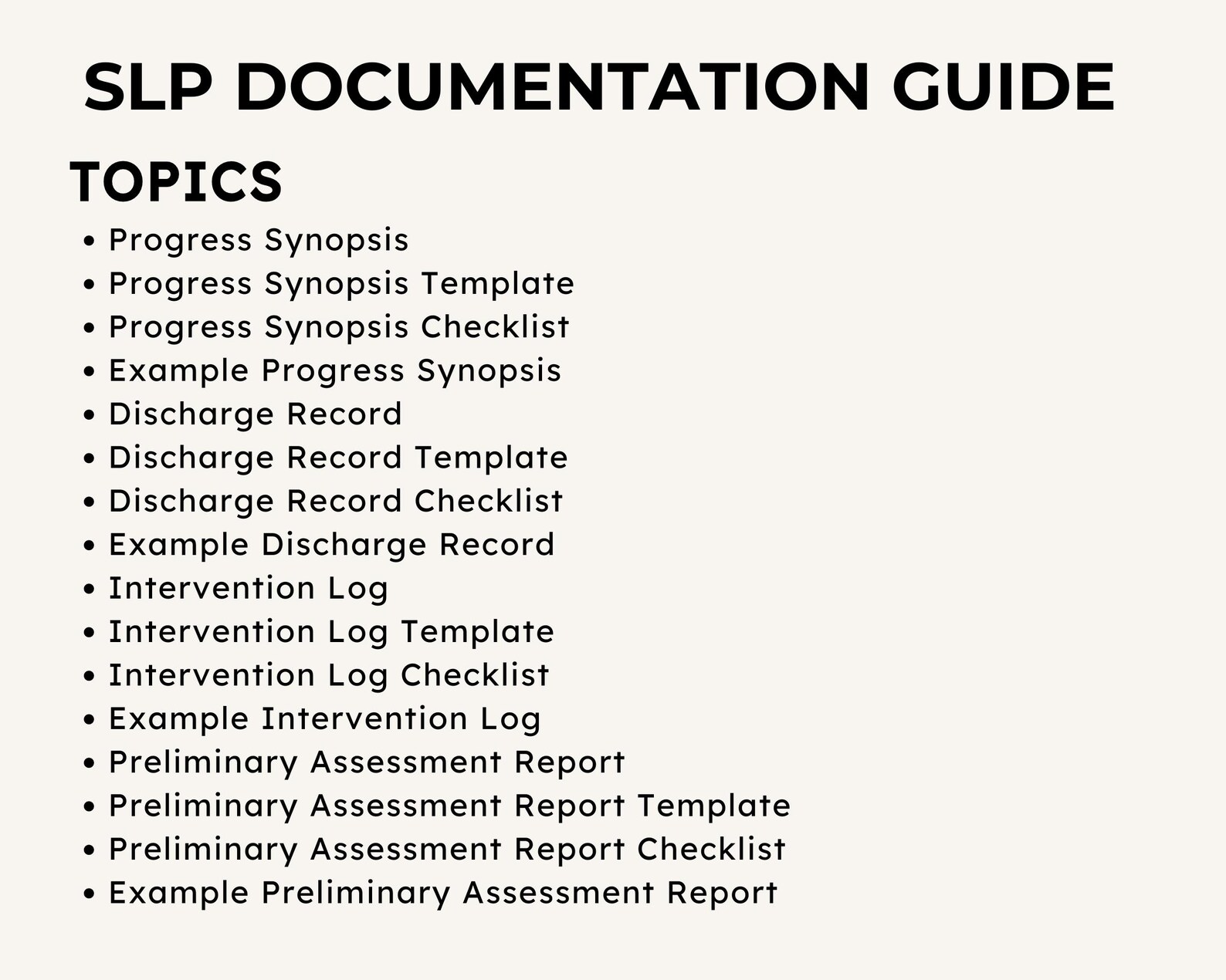 Speech Therapy Documentation Guide: SLP Templates & SOAP Notes (digital ...