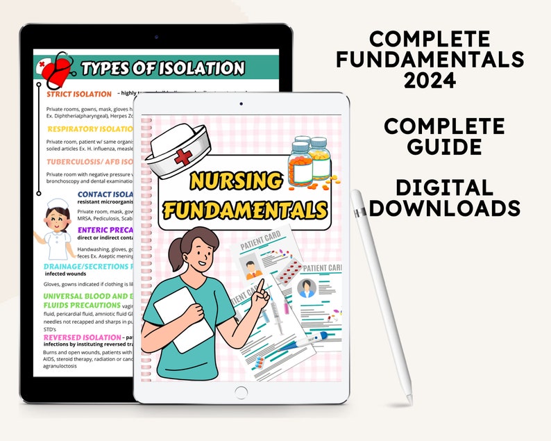 Nursing Fundamentals Notes Study Guide Digital Download Etsy