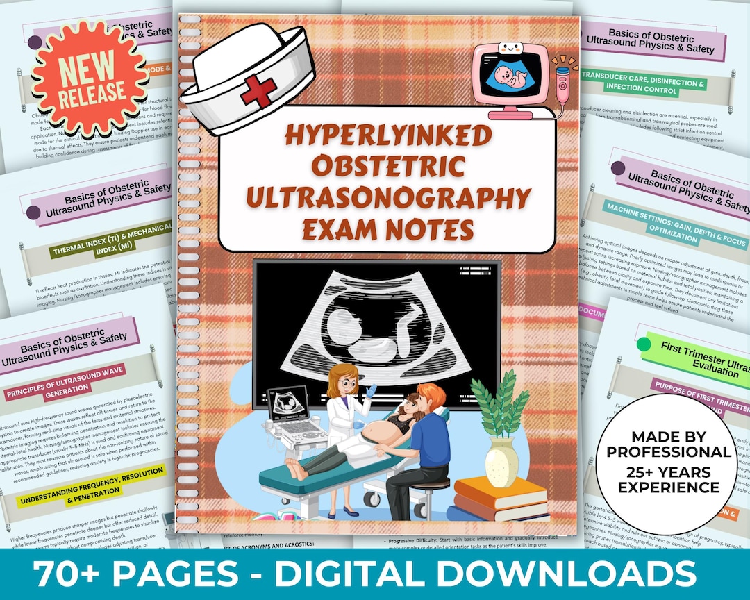 Obstetric Ultrasonography Exam Notes: Sonography Exam Prep (digital ...