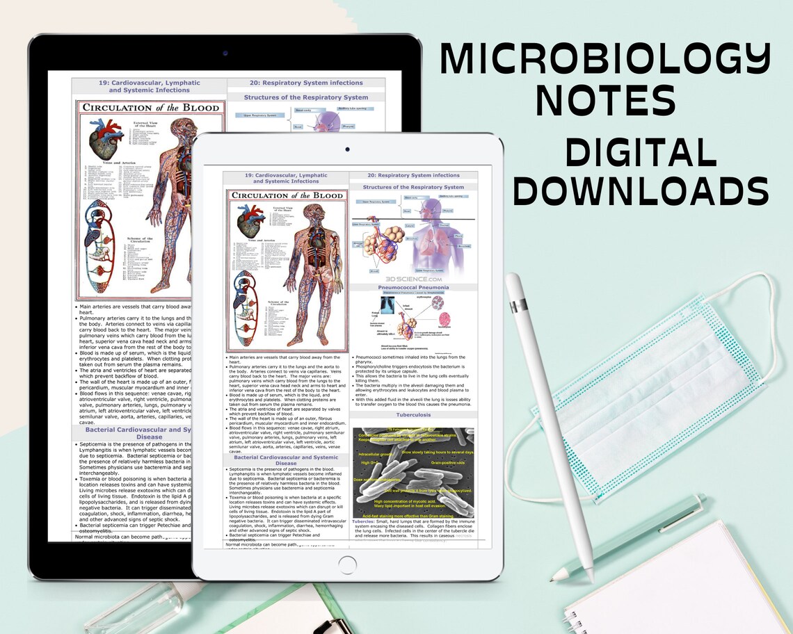 Complete Microbiology Masterclass Cheat Sheet Notes Perfect - Etsy Canada