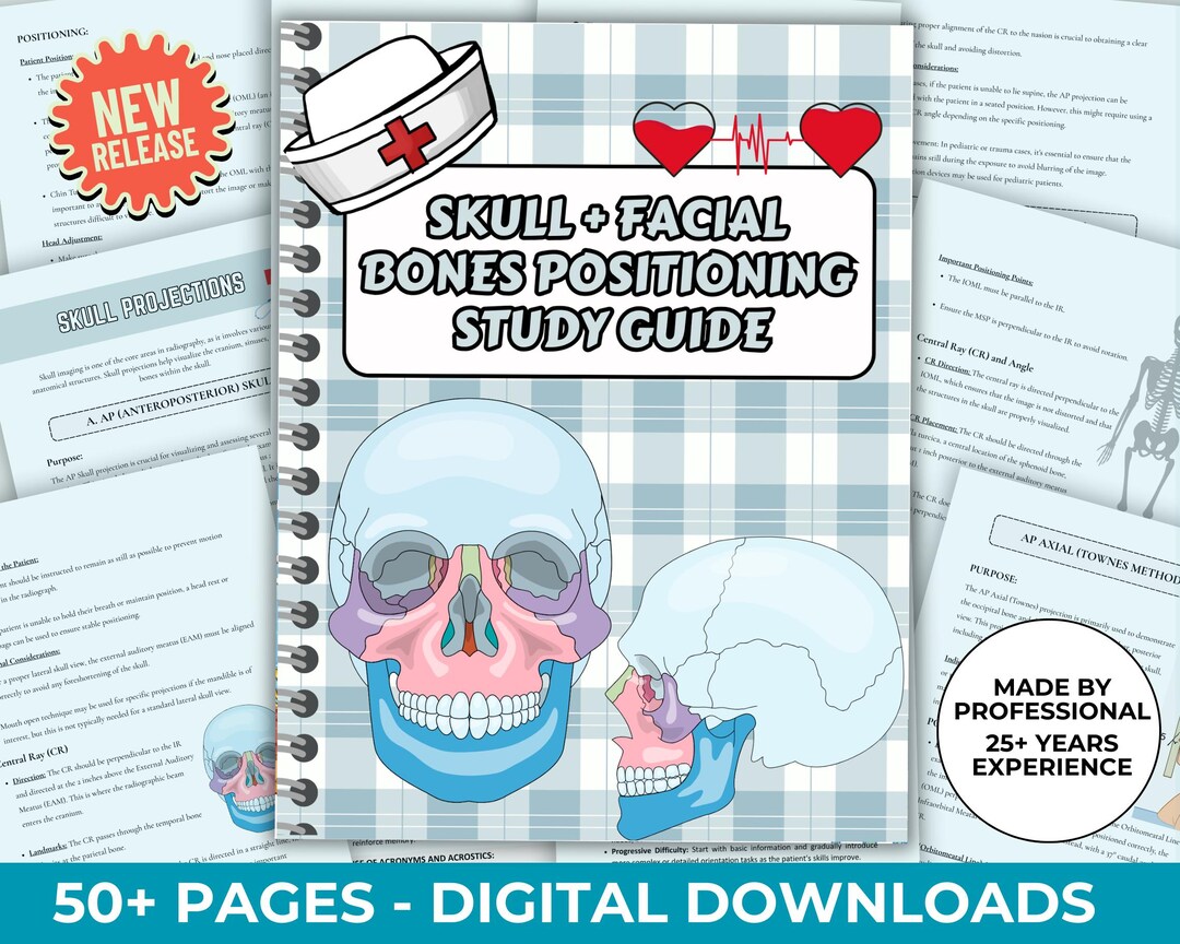 Comprehensive Skull + Facial Bones Positioning & Test - Radiologic ...