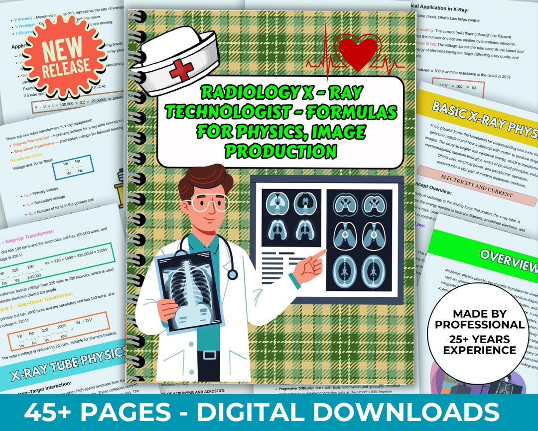 Radiology Technologist Study Guide, X-ray Physics, Image Production ...