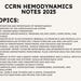 CCRN Hemodynamics Crash Course | ICU Critical Care Nursing Notes ...