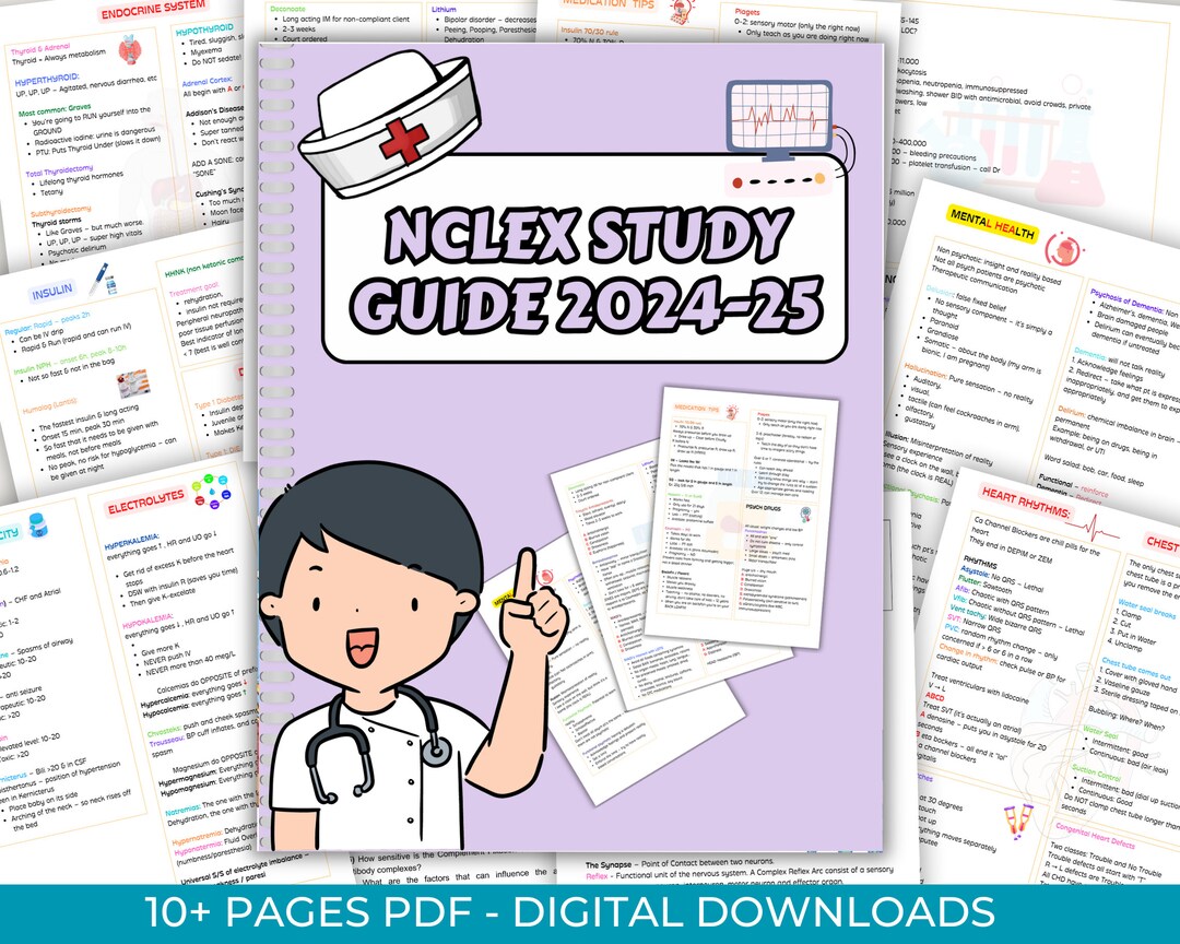 Ultimate Nclex Study Guide, Nclex Cram Sheet, Nursing School Notes ...