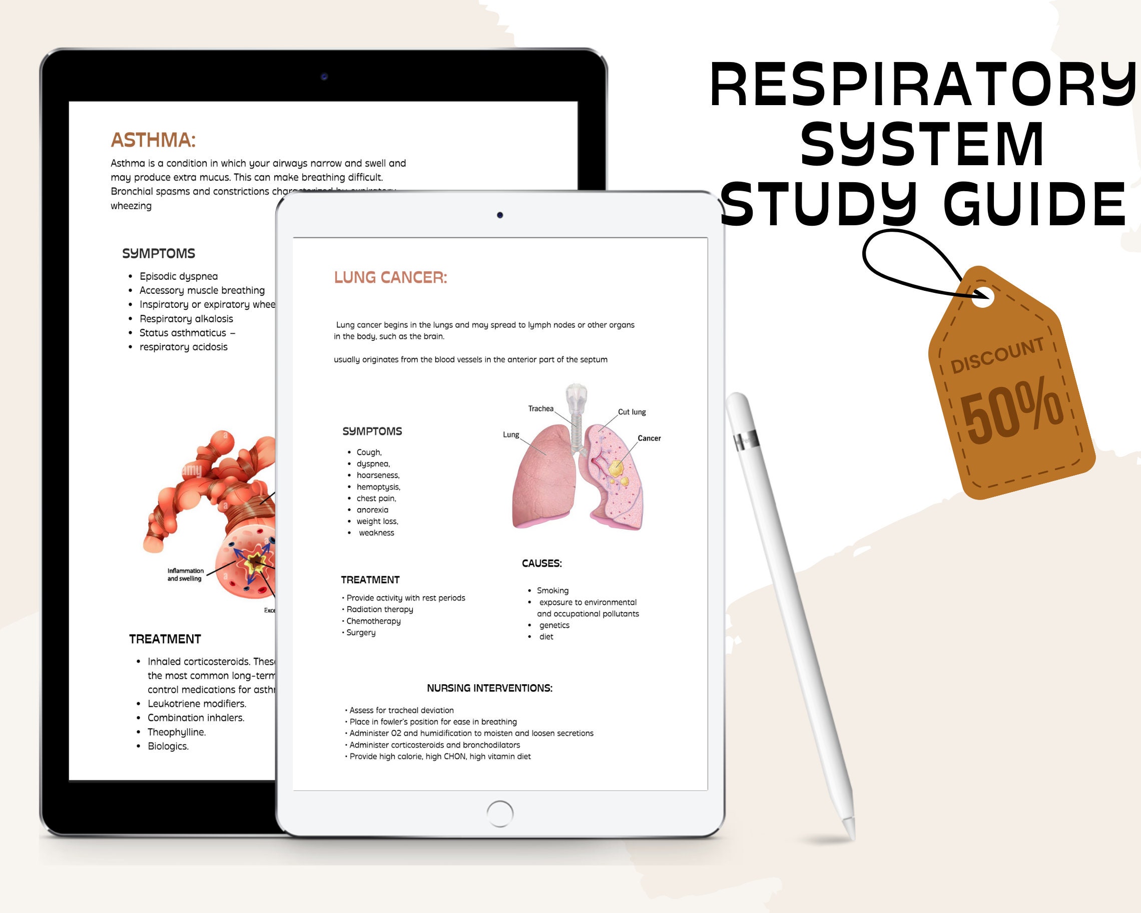 Respiratory System Nursing Study Guide - Respiratory Notes - Med Surg ...
