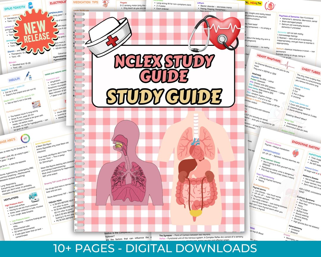 Nclex Study Guide Mark Klimex Nclex Nclex Notes Nclex Bundle Nursing ...