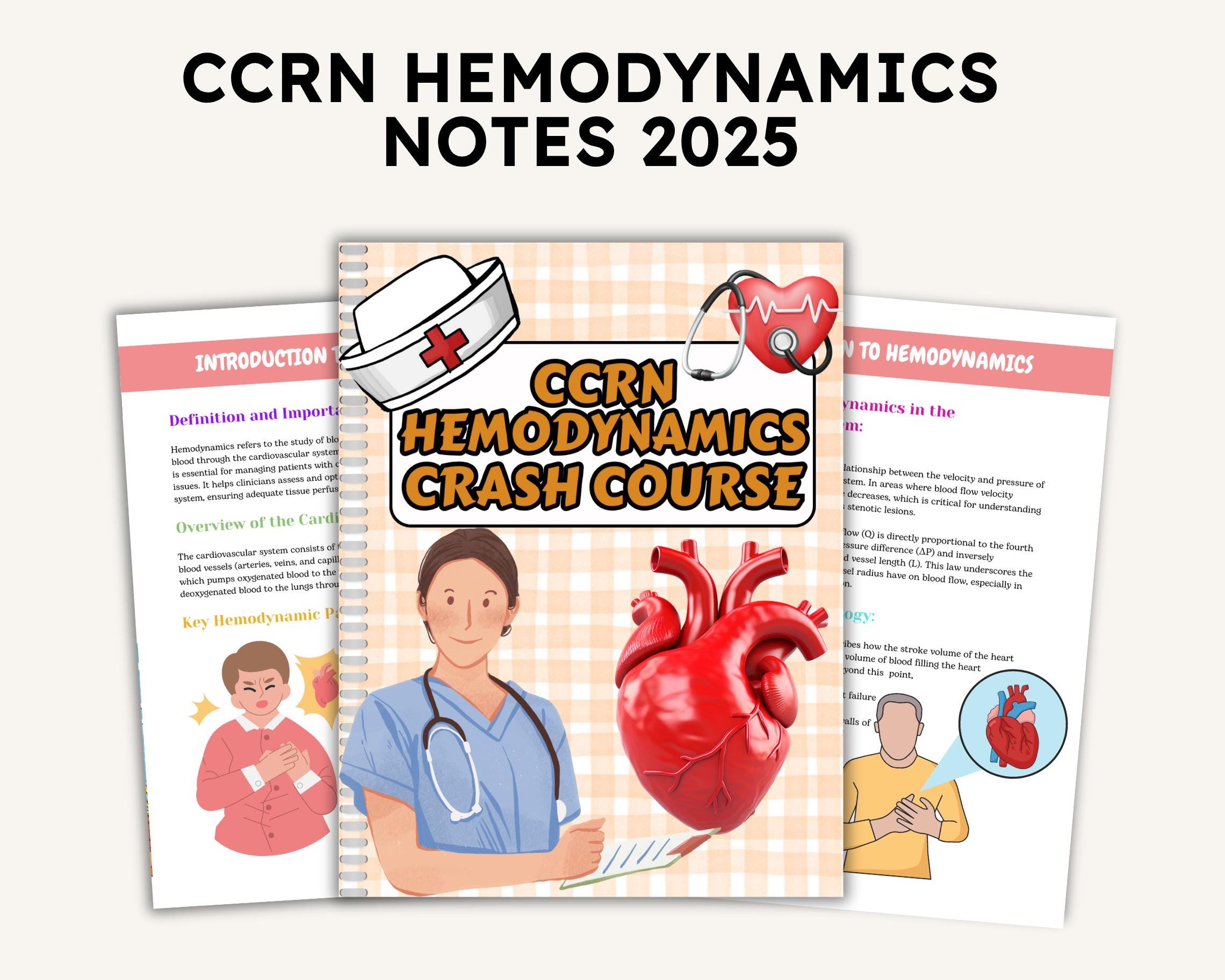 CCRN Hemodynamics Crash Course | ICU Critical Care Nursing Notes ...