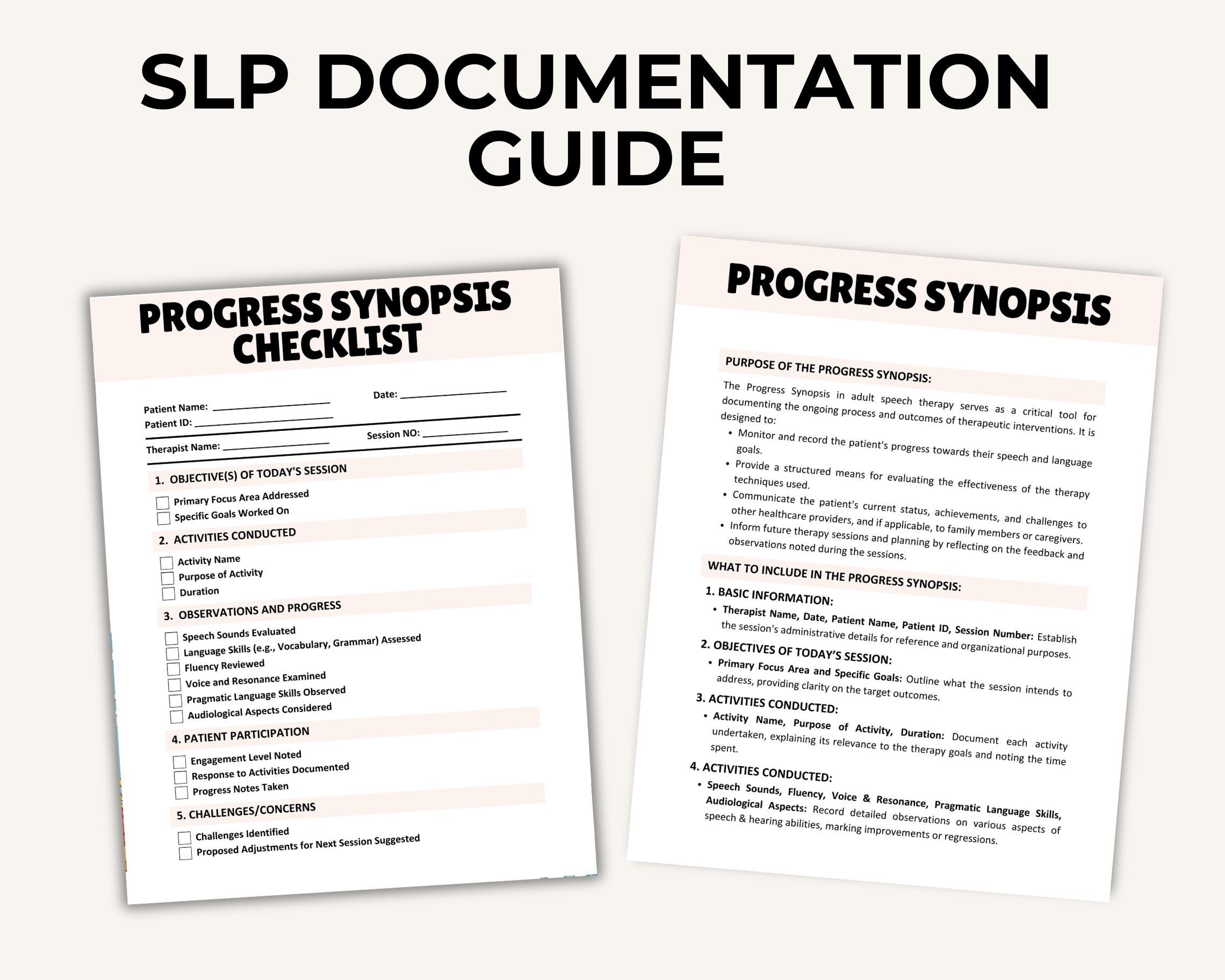 Speech Therapy Documentation Guide: SLP Templates & SOAP Notes (digital ...