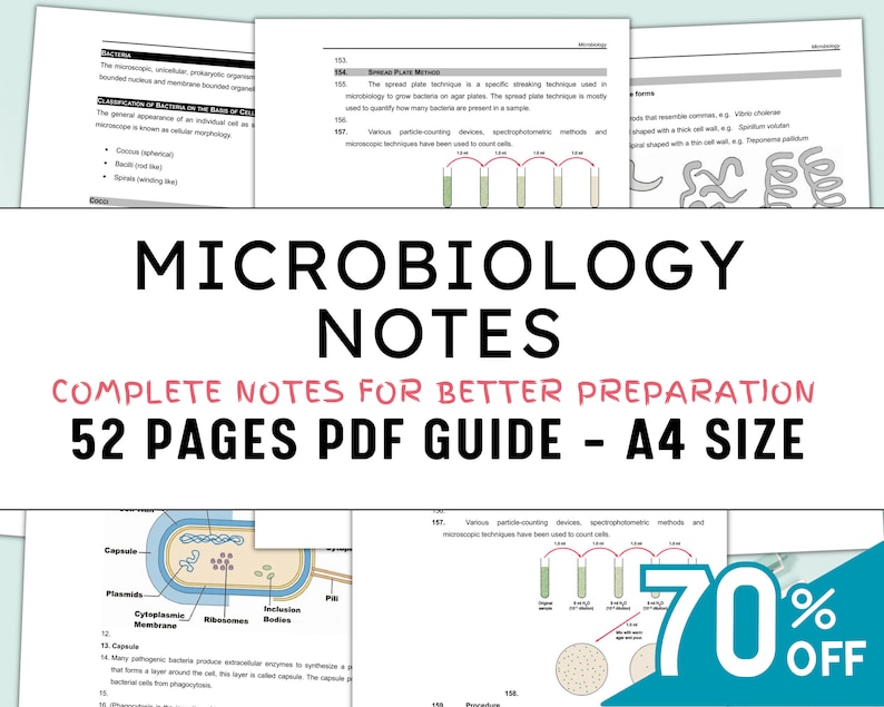 Ultimate Microbiology Notes Perfect for Medical Students to Prepare for ...