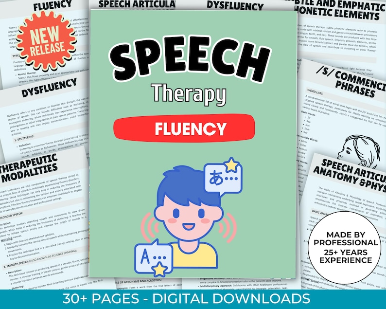 Adult Speech Therapy Starter Kit: Aphasia, Dysphagia (digital Download ...