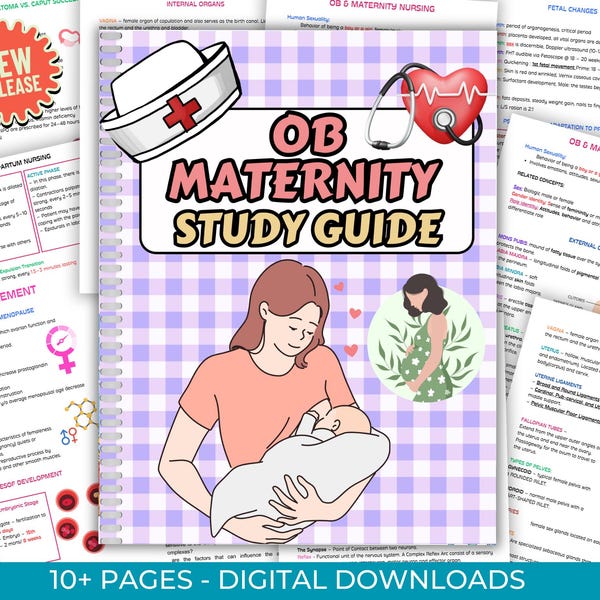 Maternity Study Guide - Etsy