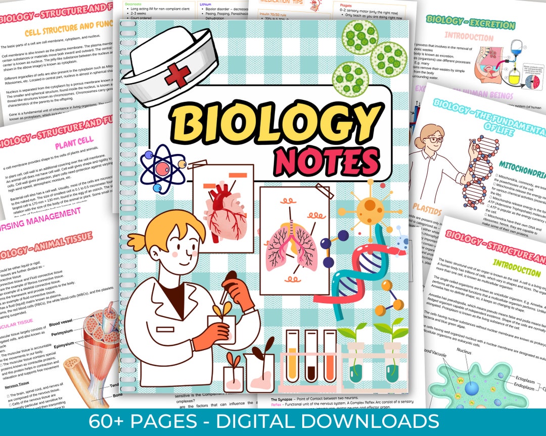 Ultimate Biology Notes Perfect for Students to Learn and Succeed in ...