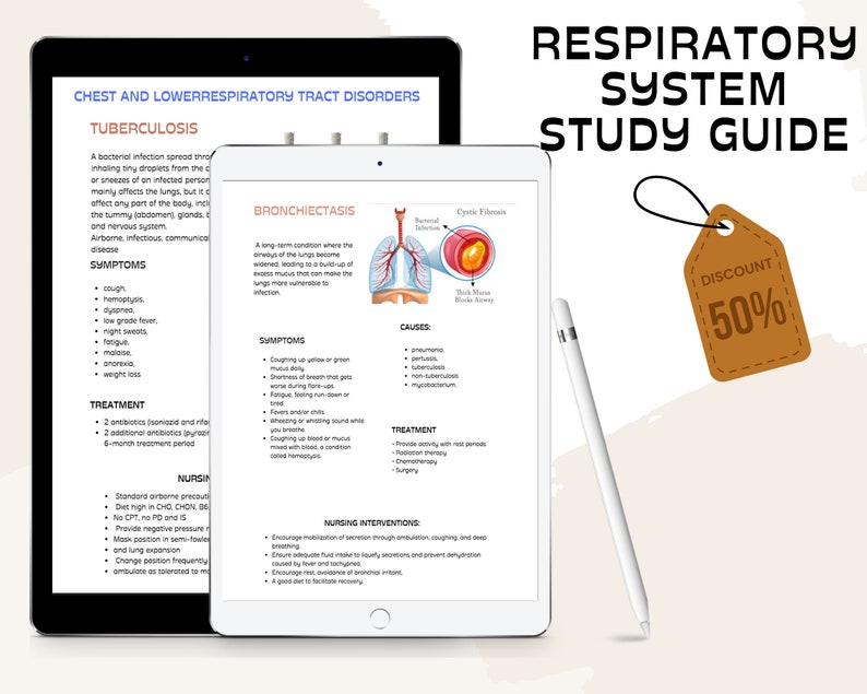 Respiratory System Nursing Study Guide - Respiratory Notes - Med Surg ...