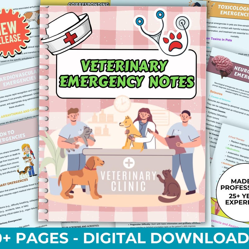Vet Digital Book - Etsy UK