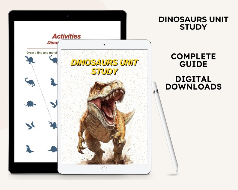 Preschool Dinosaur Unit Study: Montessori-inspired Printable Curriculum ...