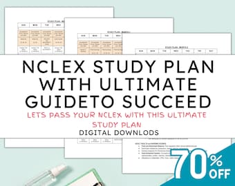 Nclex Study Schedule, NCLEX RN Study Plan, NCLEX Study Guide, Med Exam ...