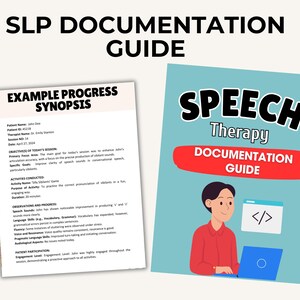 Speech Therapy Documentation Guide: SLP Templates & SOAP Notes (digital ...