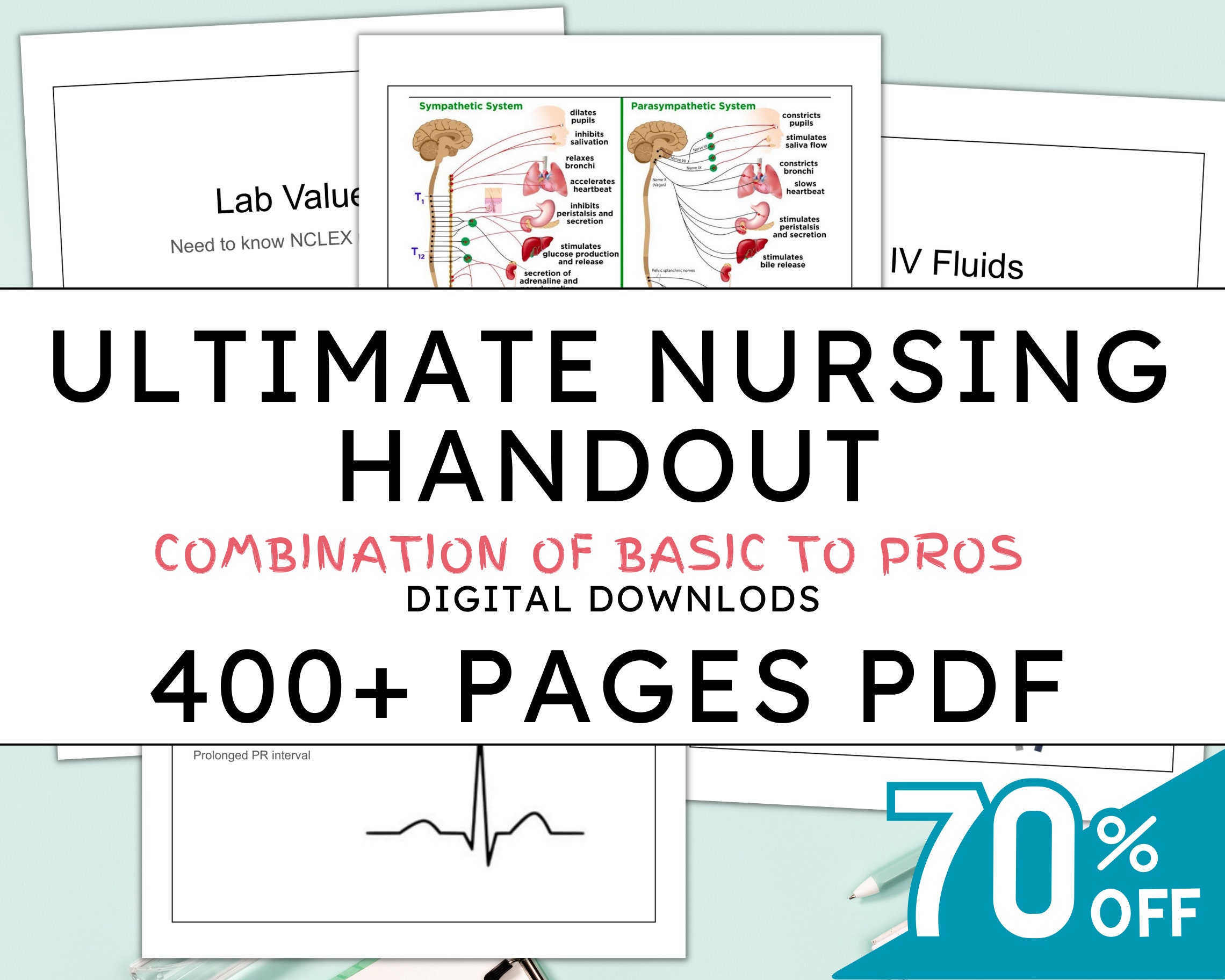 Nursing School Study Guide: 400+ Pages (PDF Download) - Etsy