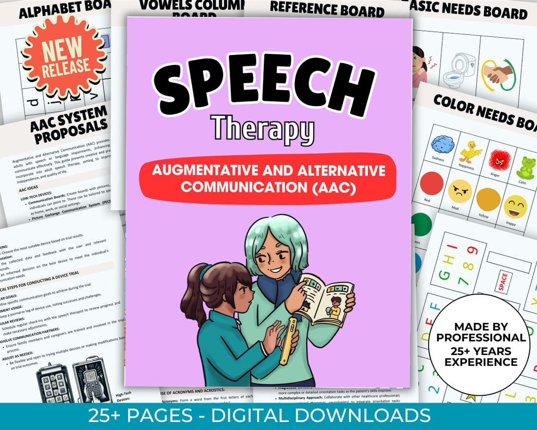 Augmentative and Alternative Communication ACC Pack 2025 - Etsy