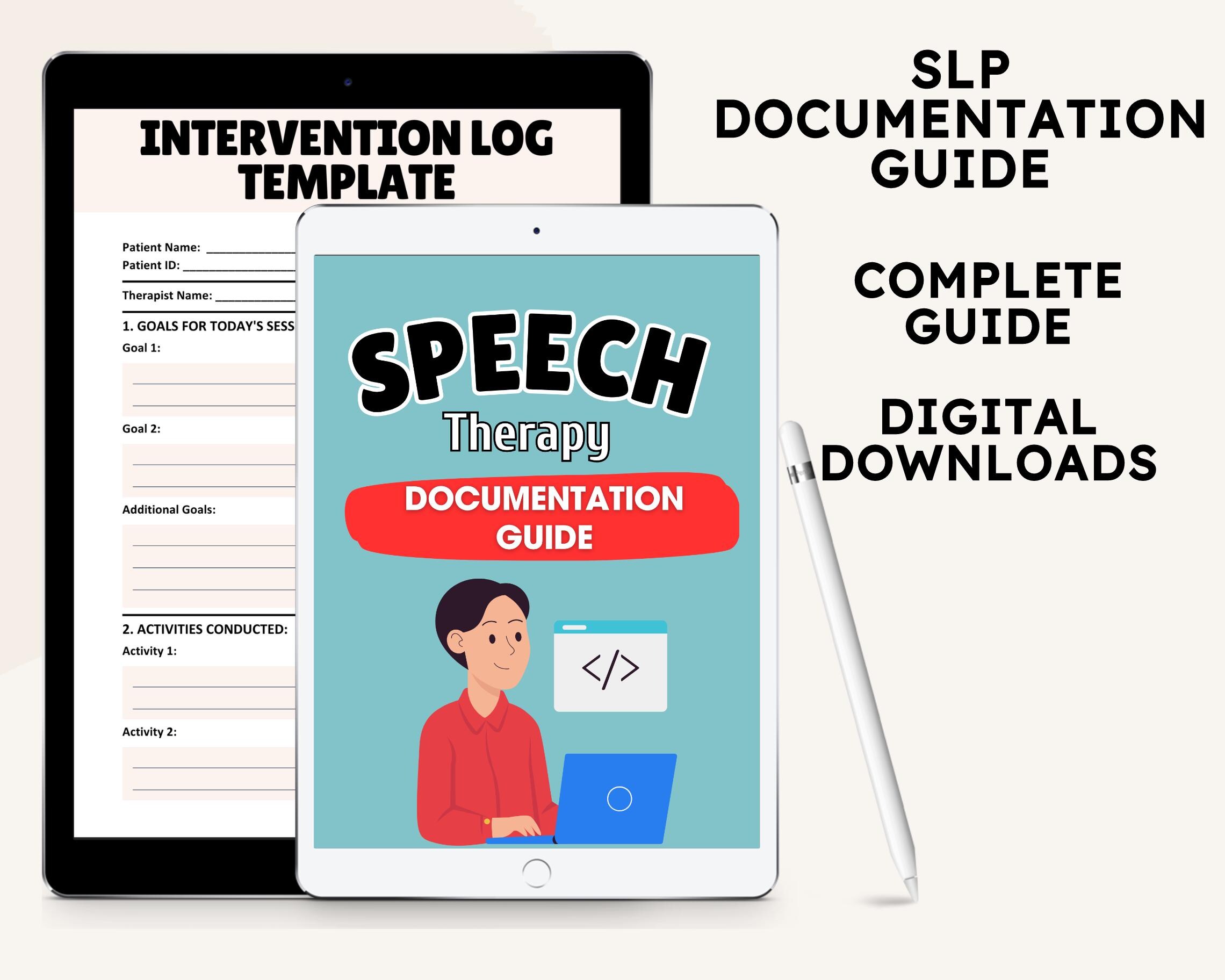 Speech Therapy Documentation Guide: SLP Templates & SOAP Notes (digital ...