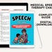 Medical Speech Therapy Reference Chart, PDF, Adult Speech Therapy Cheat ...