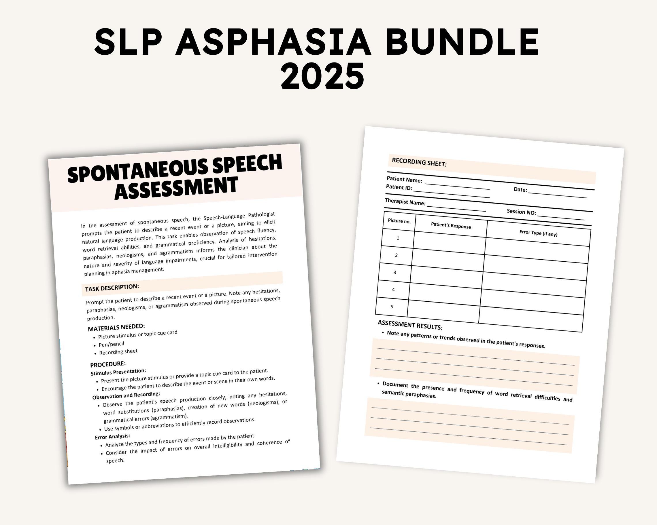 Aphasia Speech Therapy Pack: Worksheets & Resources (PDF) - Etsy